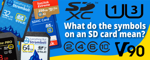 What the symbols on an SD card mean