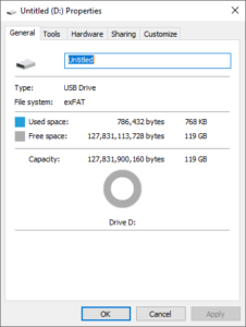 Why is my Flash Drive not showing Full Storage Capacity?