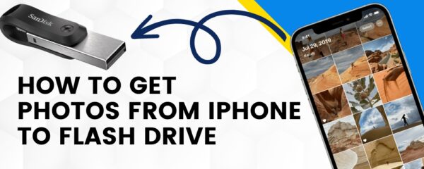 How to Transfer Photos from iPhone to a Flash Drive - Easy