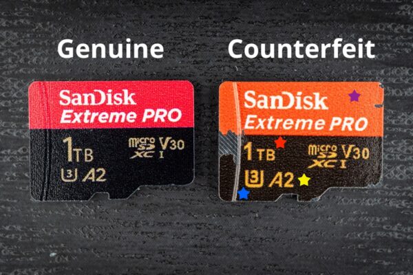 Identifying Counterfeit MicroSD Cards
