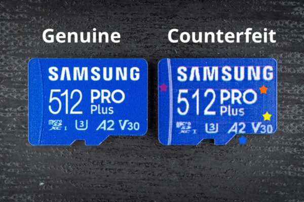 Identifying Counterfeit MicroSD Cards