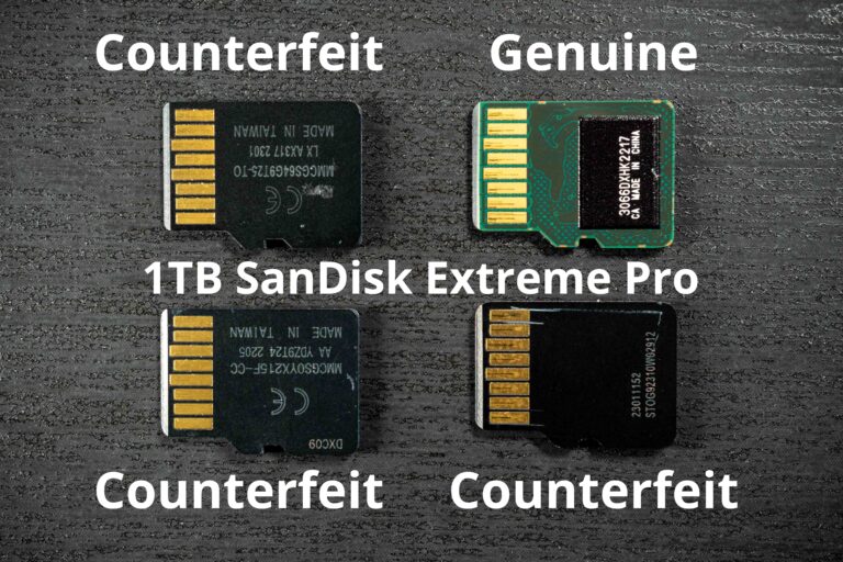 Identifying Counterfeit MicroSD Cards